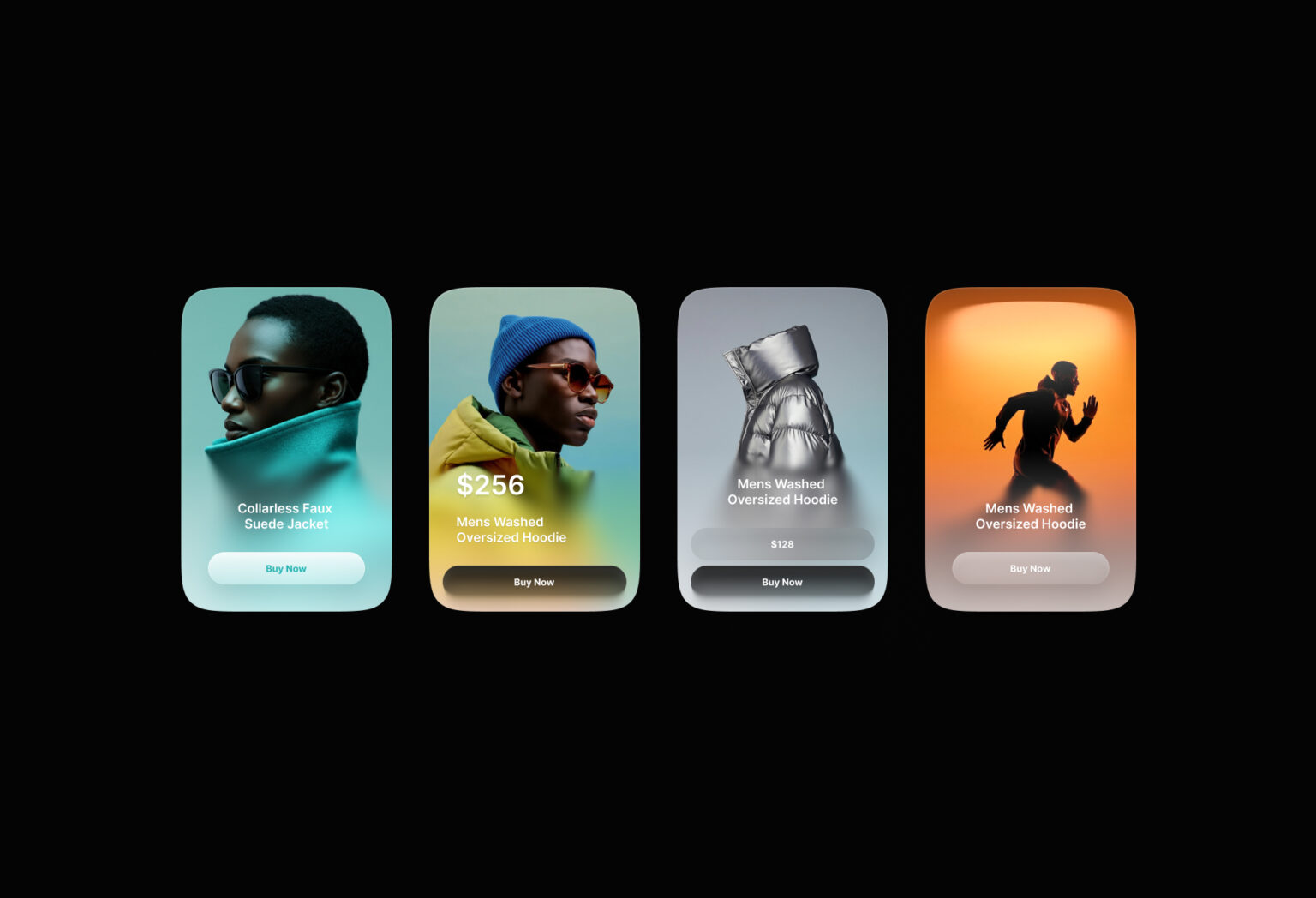 UI Cards for Figma - Blog UI spline.one